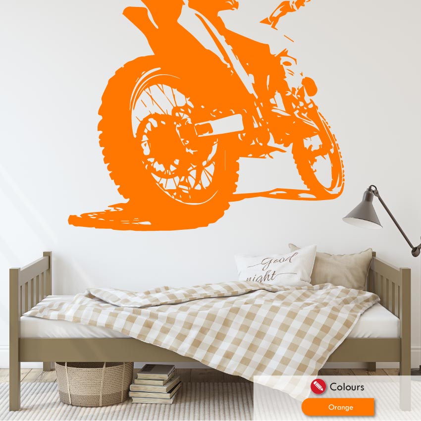 Motocross Wall Art Dirt Bike Decal – Graphic That